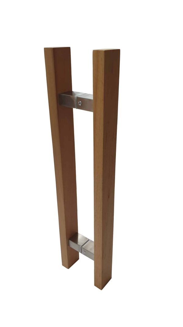 60 cm WOODEN Push Pull Timber Door Handle Pair| Gladstone Series ...